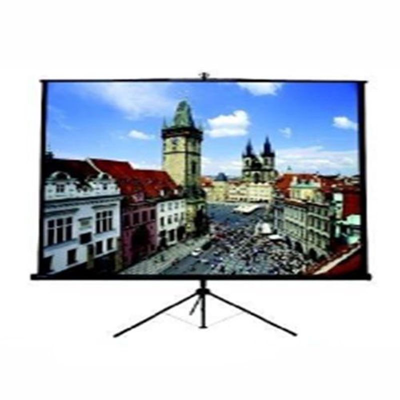 Datalite Layar Proyektor Tripod 70 - 70 x 70 Inci - Putih - Putih