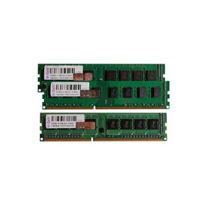 Vgen Memory PC DDR3 PC10600/1333 Long Dimm - 4 GB - Hitam/Hijau