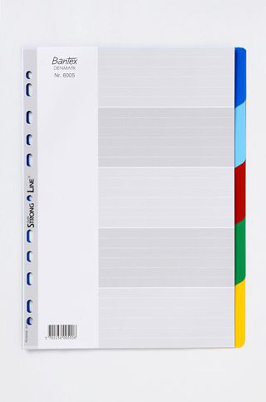Bantex Pembatas PP Colour Divider 6005 - Ukuran A4 5 Lembar - Set Isi ...