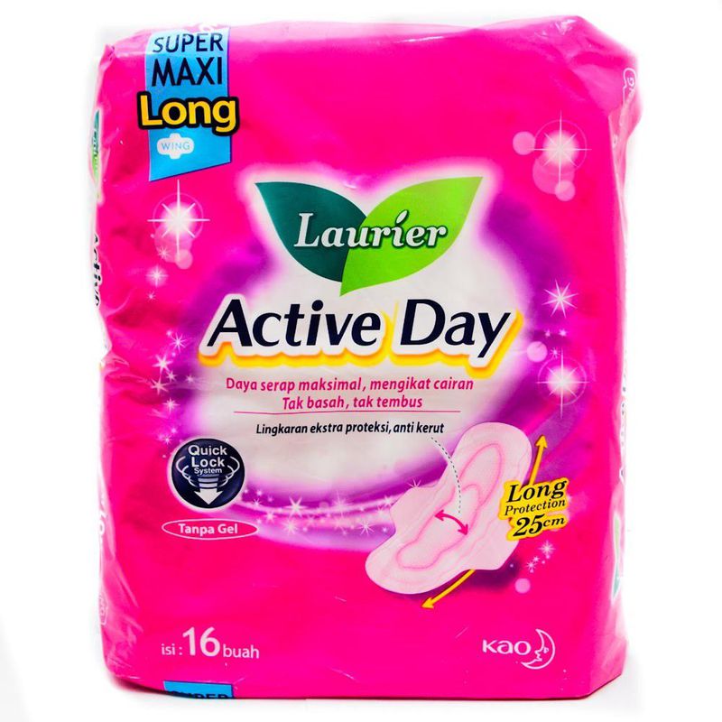 Laurier Super Maxi Long Wing - 1 Karton Isi 24 Pcs