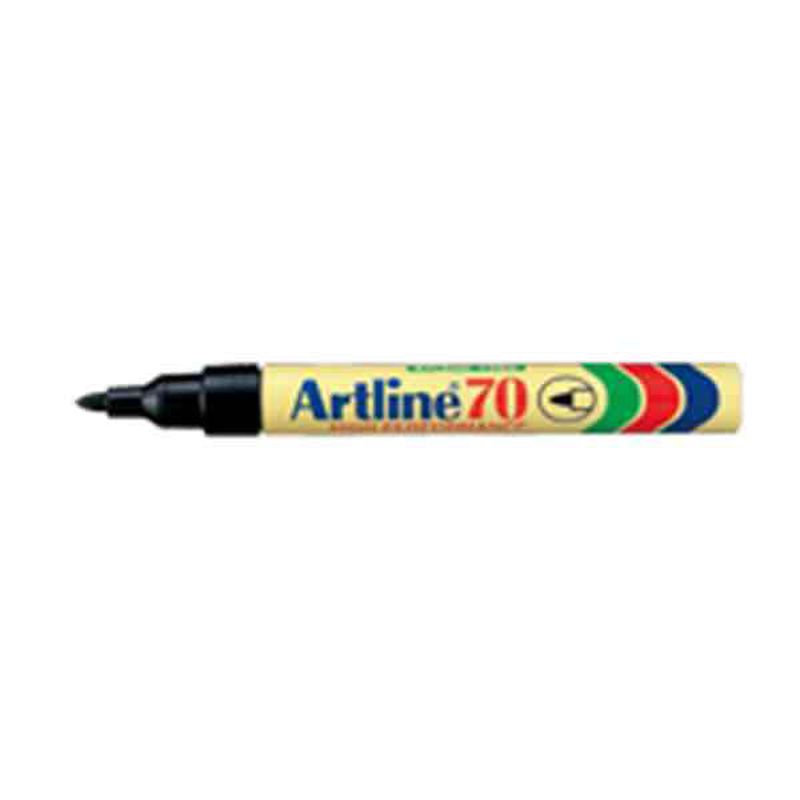 Artline Spidol Marker Permanent EK-70 - 1.5 mm - Tinta Hitam - 1 Karton ...