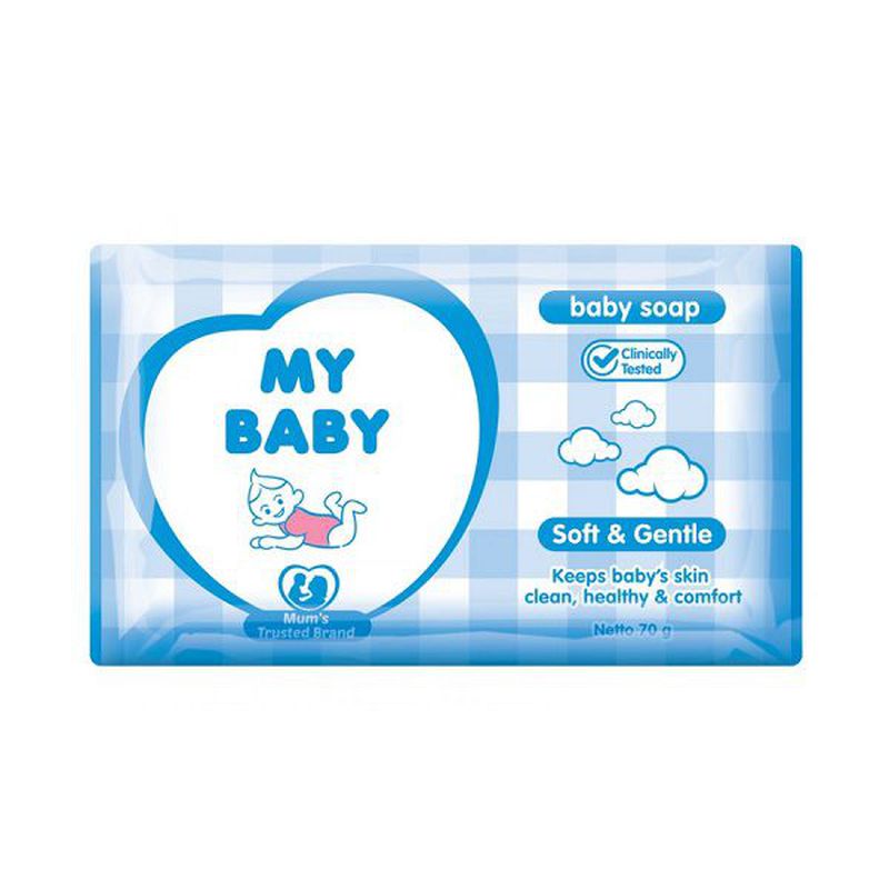 My Baby Sabun Batang Bayi - Soft & Gentle - 1 Box Isi 144 Pcs @ 70 gram