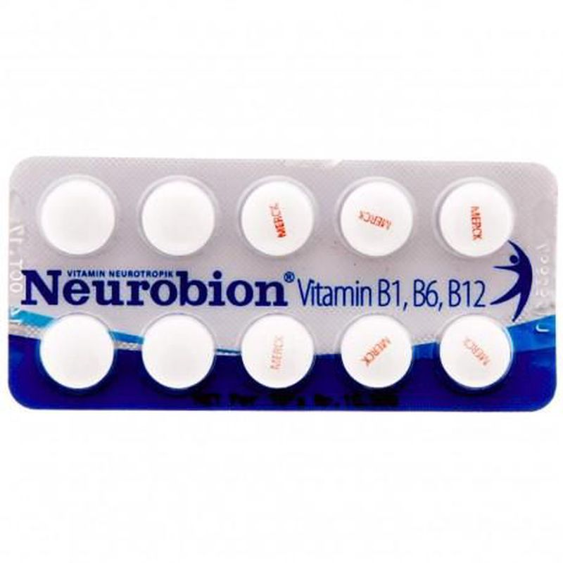 Neurobion Vitamin Neurotropik - 1 Set Isi 24 Strip @ 10 Tablet