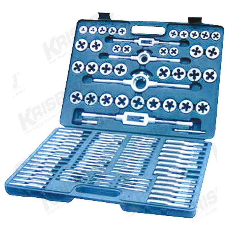 Krisbow Tap & Die Metric M2-M18 - 110EA/Set