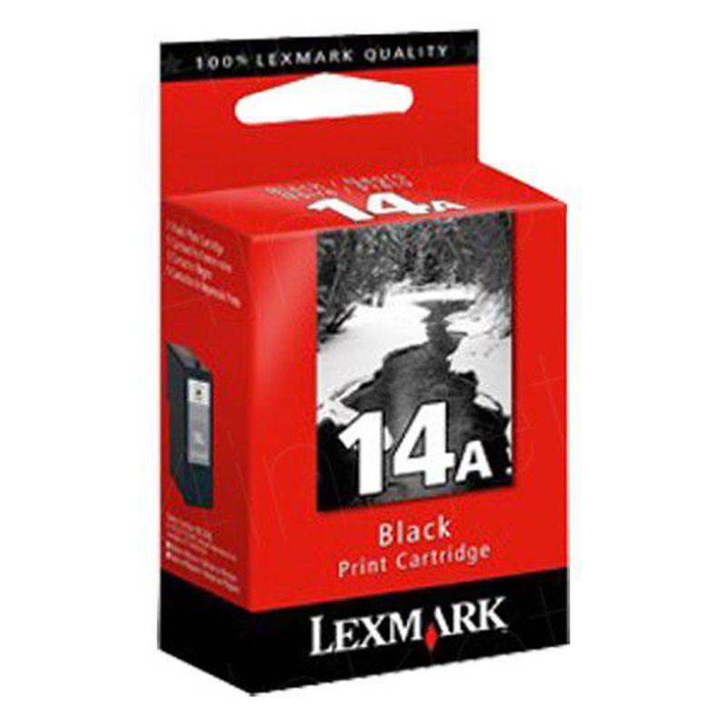Lexmark Ink Cartridge 14A - Hitam - Hitam