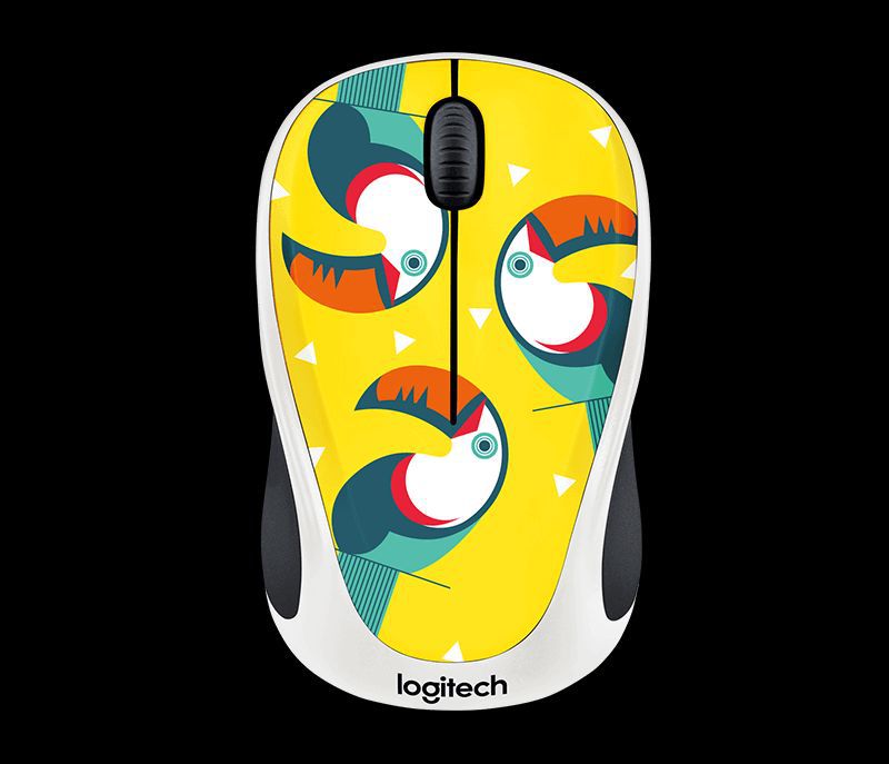 Logitech Wireless Mouse Party Collection M238 - 910-004725 - Toucans ...