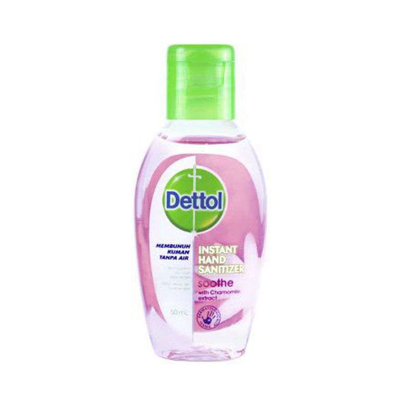 Dettol Hand Sanitizer - Soothe - 1 Box Isi 48 Botol @ 50 ml
