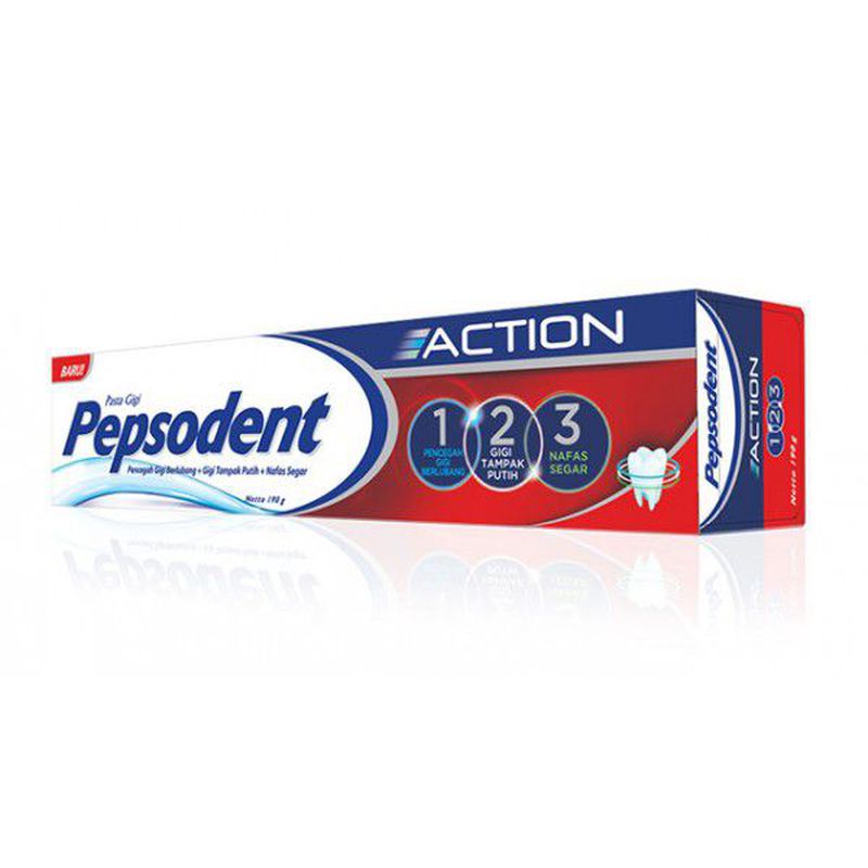Pepsodent Tooth Paste Action123 - 1 Karton Isi 48 Pcs @ 190 gram