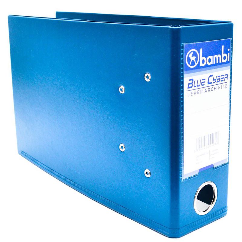 Bambi PVC Lever Arch File 1012 - 75 mm - Biru - 1 Box Isi 12 Pcs - Biru
