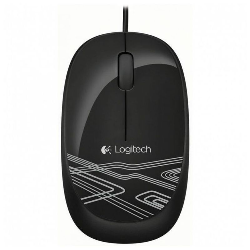 Logitech Mouse Optik M105 - Hitam