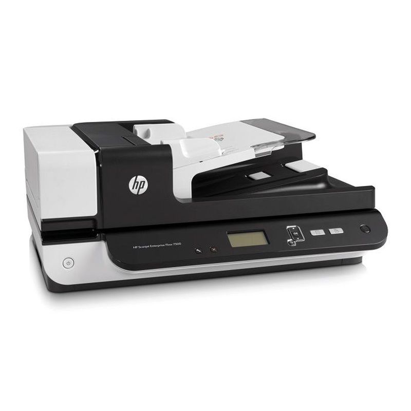 HP Flatbed Scanner ScanJet Entrerprise Flow 7500 - L2725B - Putih/Hitam ...