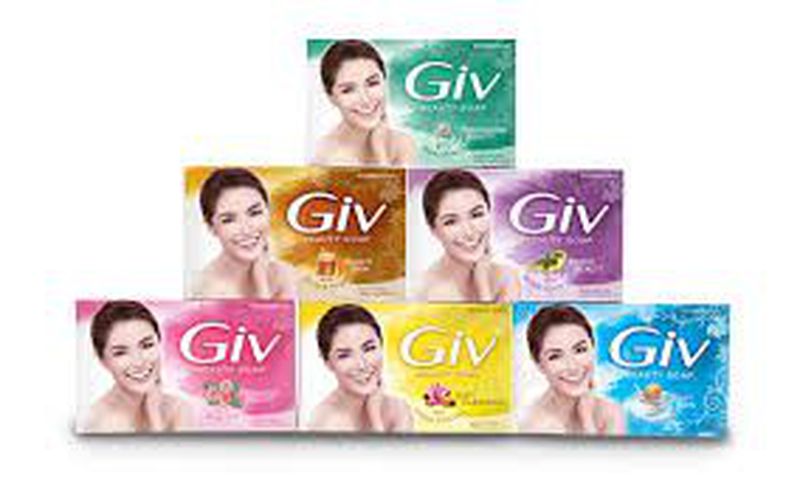 Giv Bar Soap White - Pepaya - 1 Karton Isi 72 Pcs @ 80 gram