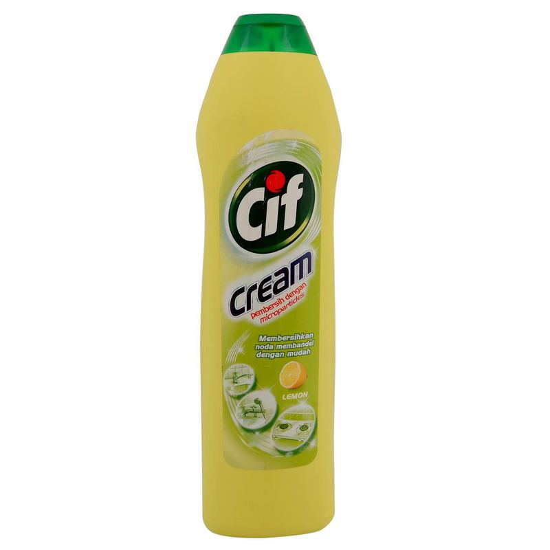 Cif Cream Botol - Lemon - 1 Box Isi 16 Botol @ 500 ml