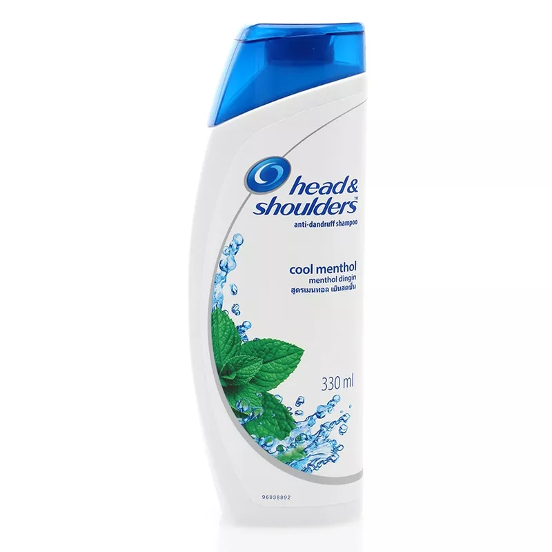 Head & Shoulders Shampoo Cool Menthol - 1 Karton Isi 12 Botol @ 330 ml