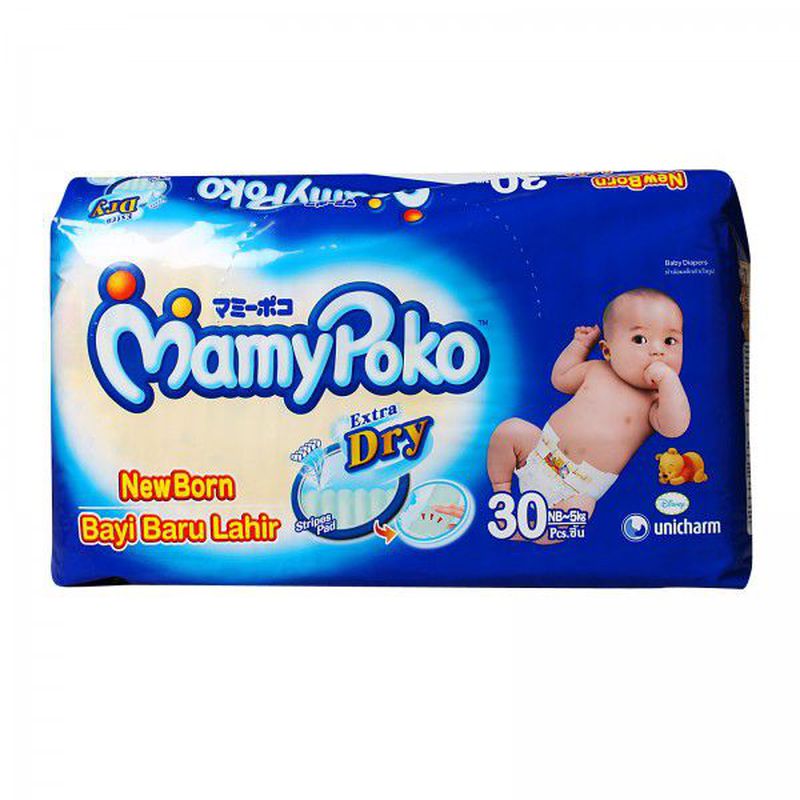 Mamy Poko Diapers New Born - Karton Isi 8 - Putih