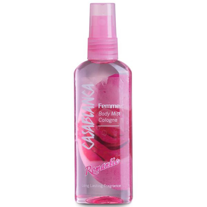 Casablanca Body Mist Cologne Wanita - Romantic - 1 Box Isi 12 Botol ...