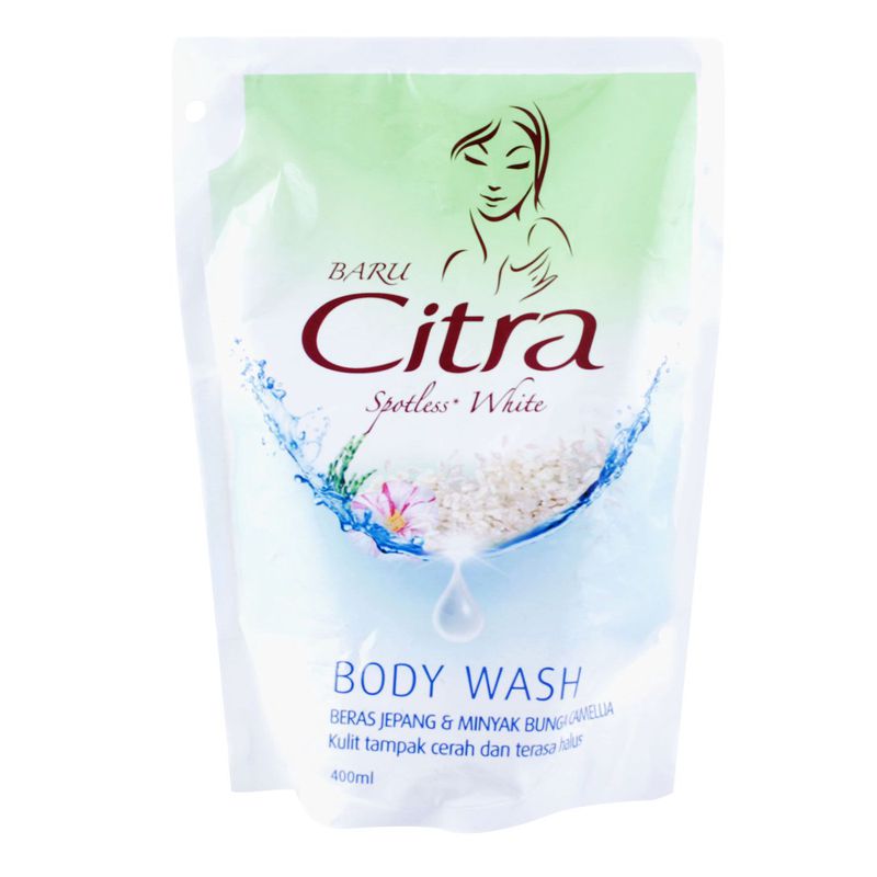 Citra Body Wash Spotless White Pouch - 1 Karton Isi 24 Pcs @ 220 ml