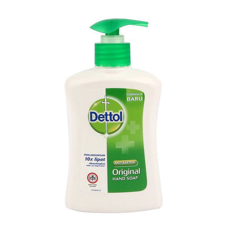Dettol Hand Soap Pump - Original - 1 Box Isi 12 Botol @ 250 ml