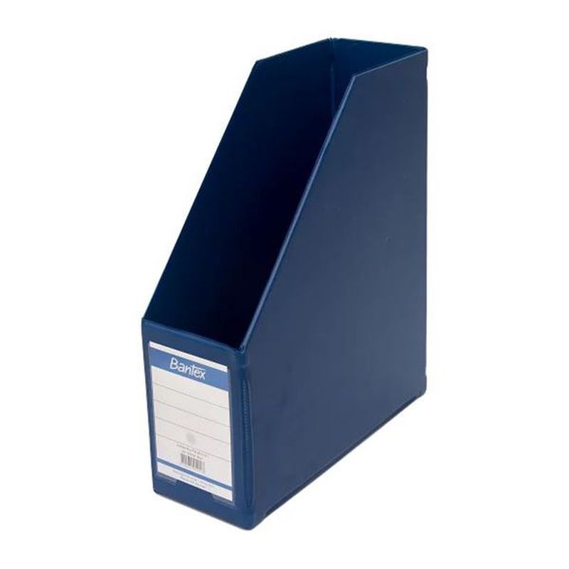 Bantex Magazine File 4012-01 - A4 - 10 cm - Biru - 1 Box Isi 25 Pcs - Biru
