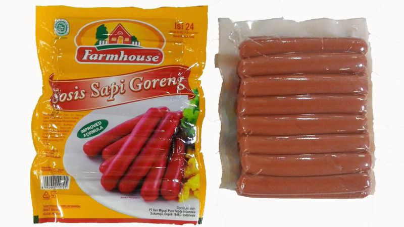 Farmhouse Sosis Sapi Goreng - Karton Isi 10