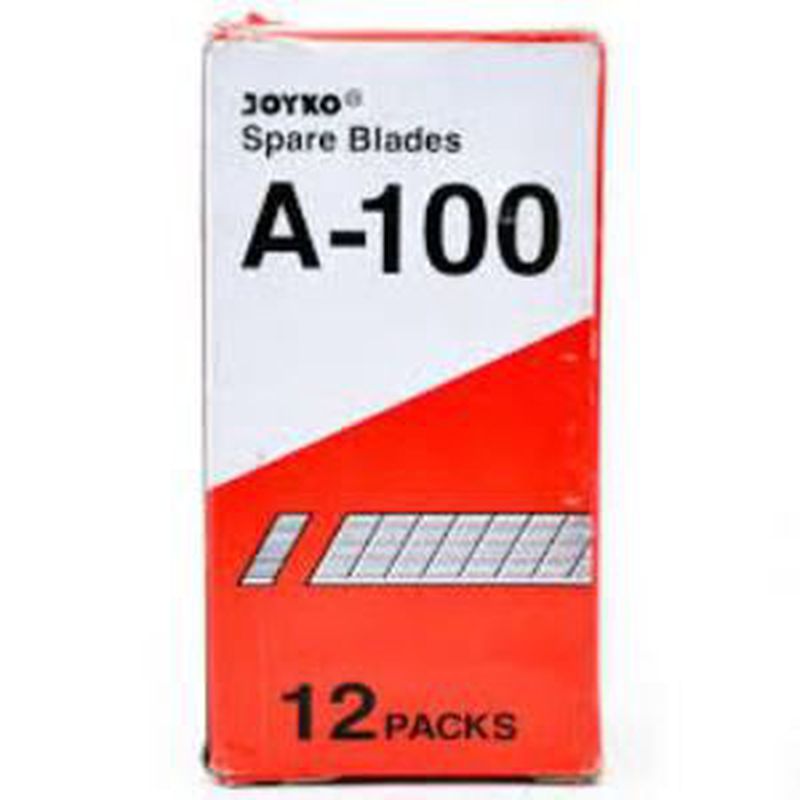 Joyko Cutter Blade A-100 - 1 Karton Isi 144 tube @ 5 Blades - Dozen
