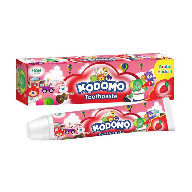 Kodomo Pasta Gigi Anak - Rasa Strawberry - 1 Box Isi 36 Pcs @ 45 gram