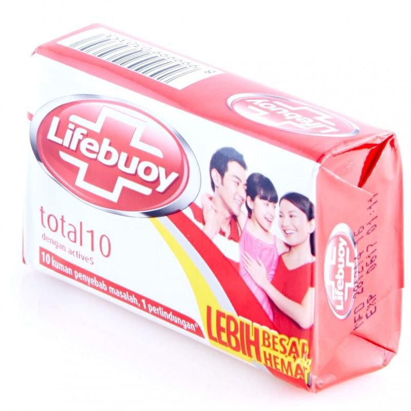 Lifebuoy Bar Soap Total 10 - 1 Karton Isi 96 Pcs @ 110 gram