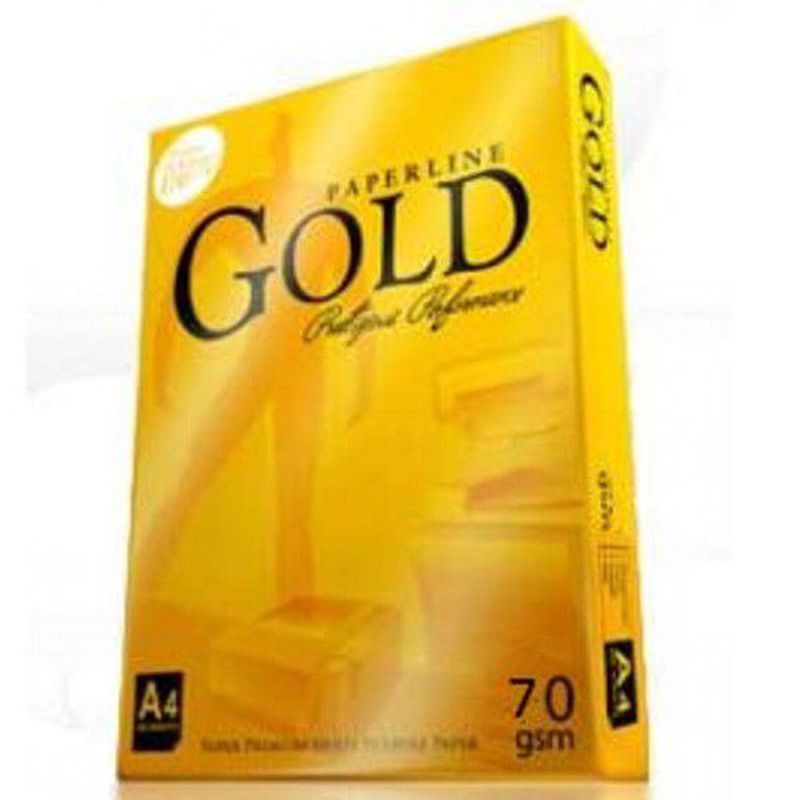 Paperline Gold Kertas Fotokopi A4 - 70gr - Kotak Isi 5 Rim - Putih