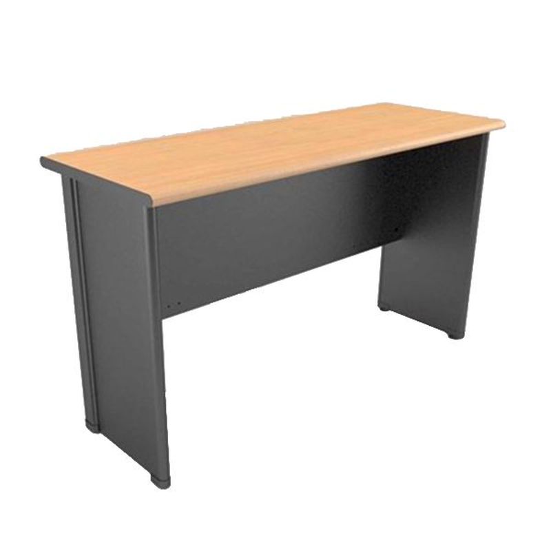 Uno Classic Meja Kantor Samping - 120 x 45 cm - Beech/Grey - Inden 14 ...