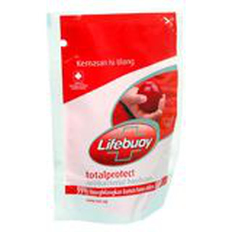 Lifebuoy HWL Total Protect Red Pouch - 180 ml - Karton Isi 12