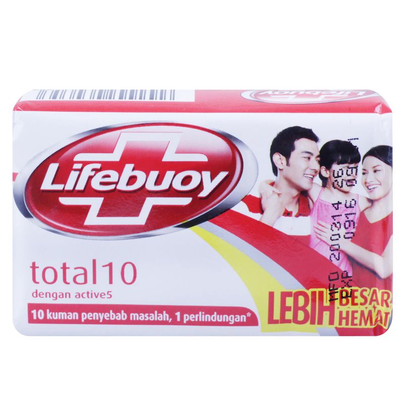 Lifebuoy Bar Soap Total 10 - 1 Karton Isi 24 Pcs @ 110 gram