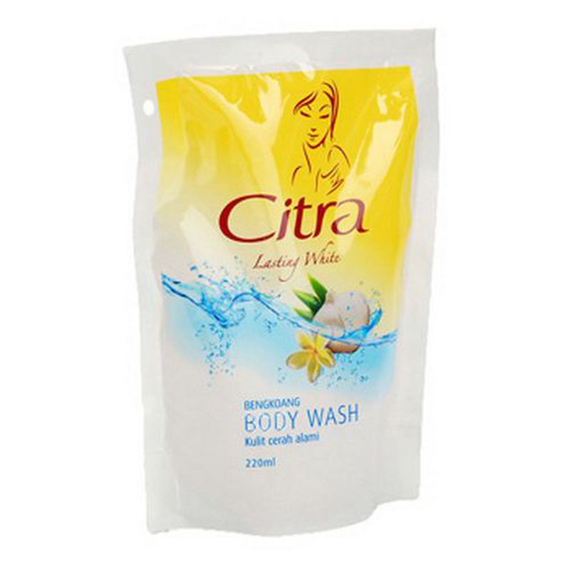 Citra Body Wash White Bengkoang Pouch - 1 Karton Isi 24 Pcs @ 400 ml