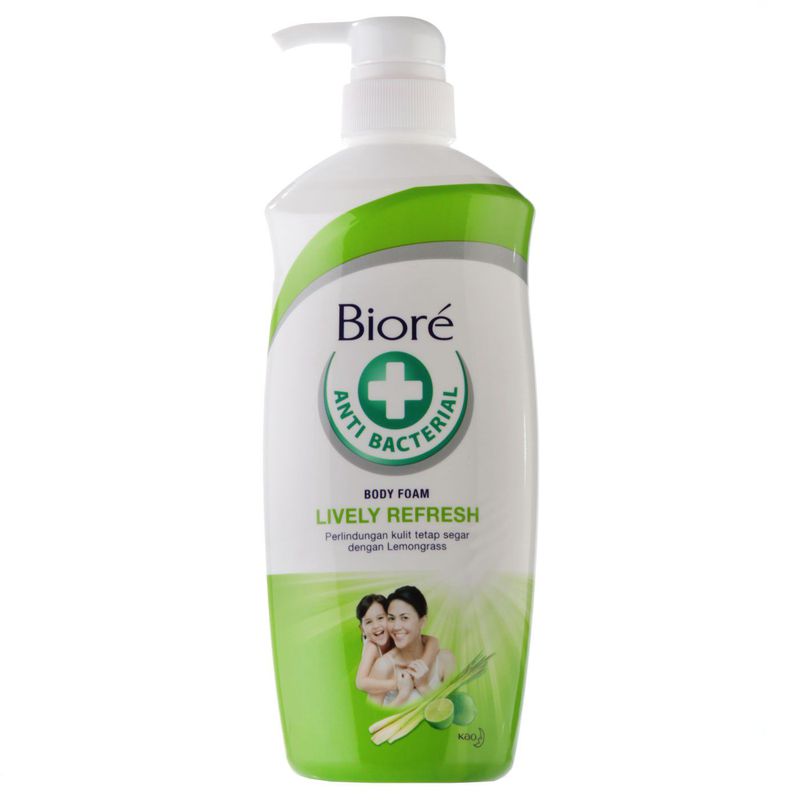 Biore Body Foam Pump - Lively Refresh - 1 Karton Isi 12 Pcs @ 600 ml