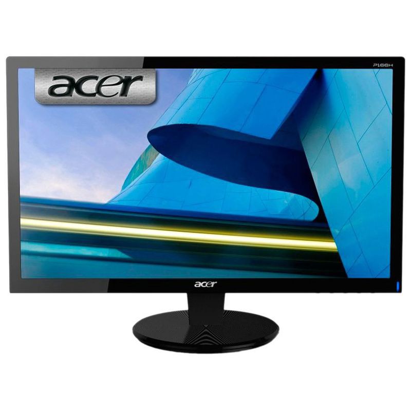 Acer P166HQL Monitor - 15.6 Inci - LED - Hitam