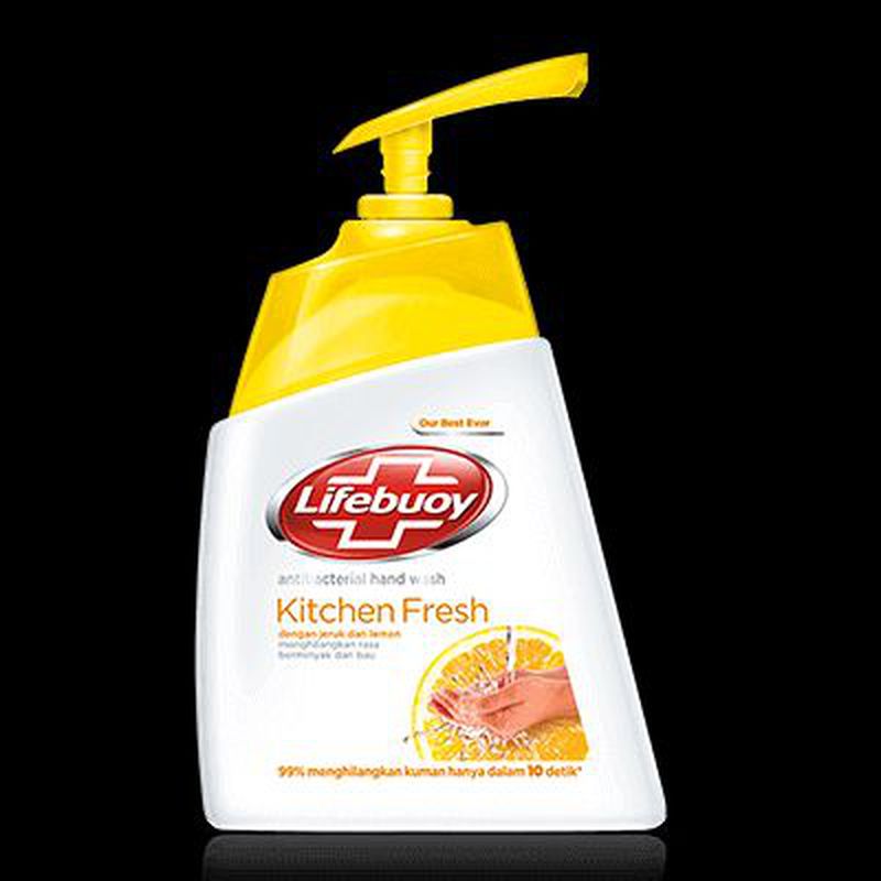 Lifebuoy Hand Wash Pump - Kitchen Fresh - 1 Box Isi 12 Botol @ 225 ml