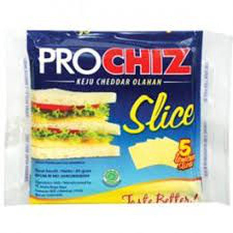 Prochiz Slice Cheese - Rasa Original - 1 Karton Isi 48 Pak @ 10 Pcs