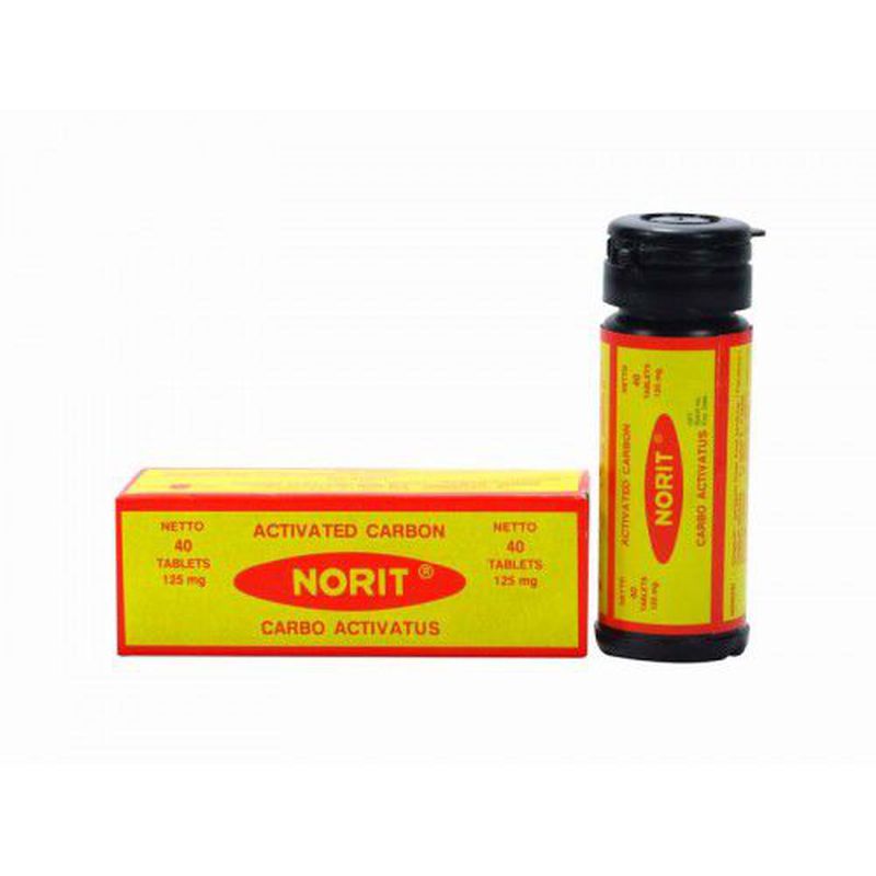Norit Activated Karbon - 1 Set Isi 12 Tube @ 40 Tablet