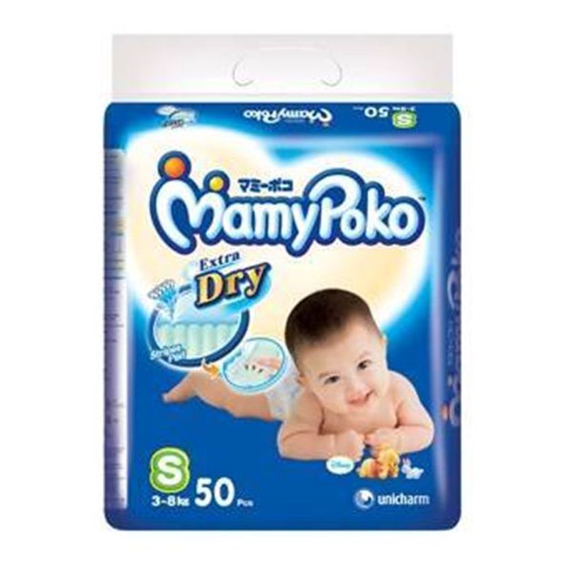 Mamy Poko Diapers - Ukuran S - 1 Karton Isi 8 Pcs