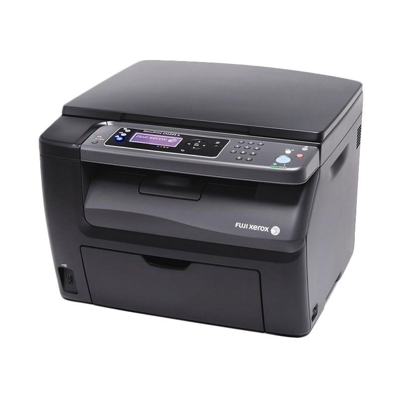 Fuji Xerox Wireless Printer Laser DocuPrint CM115 W - Hitam - Hitam