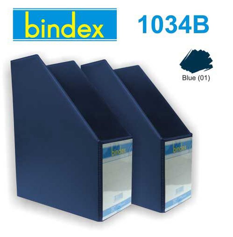 Bindex PVC Box File 1034B-445 - Non Laminated Jumbo - 11.5 cm - Biru ...