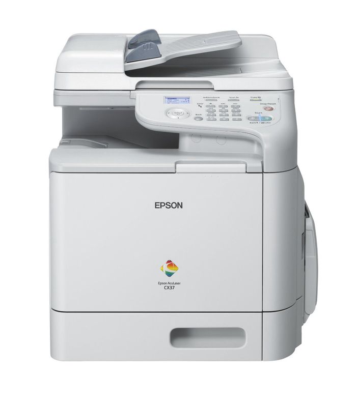Epson All-in-One Color Laser Printer AcuLaser CX37DN - Putih - Putih