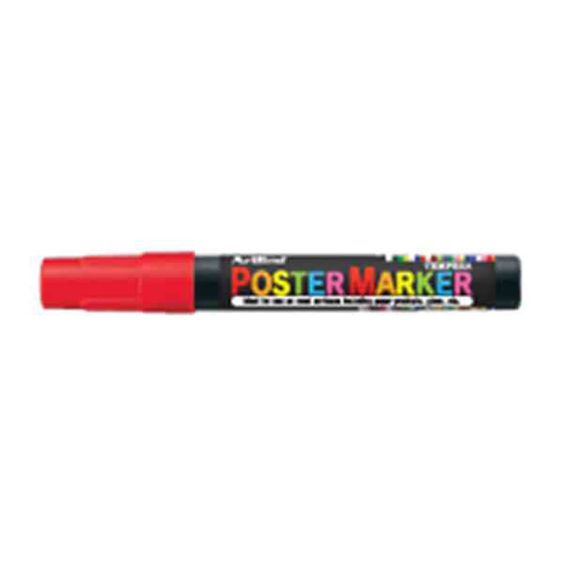 Artline Spidol Poster Marker EPP-4 - 2.0 mm - Tinta Merah - 1 Pak Isi ...