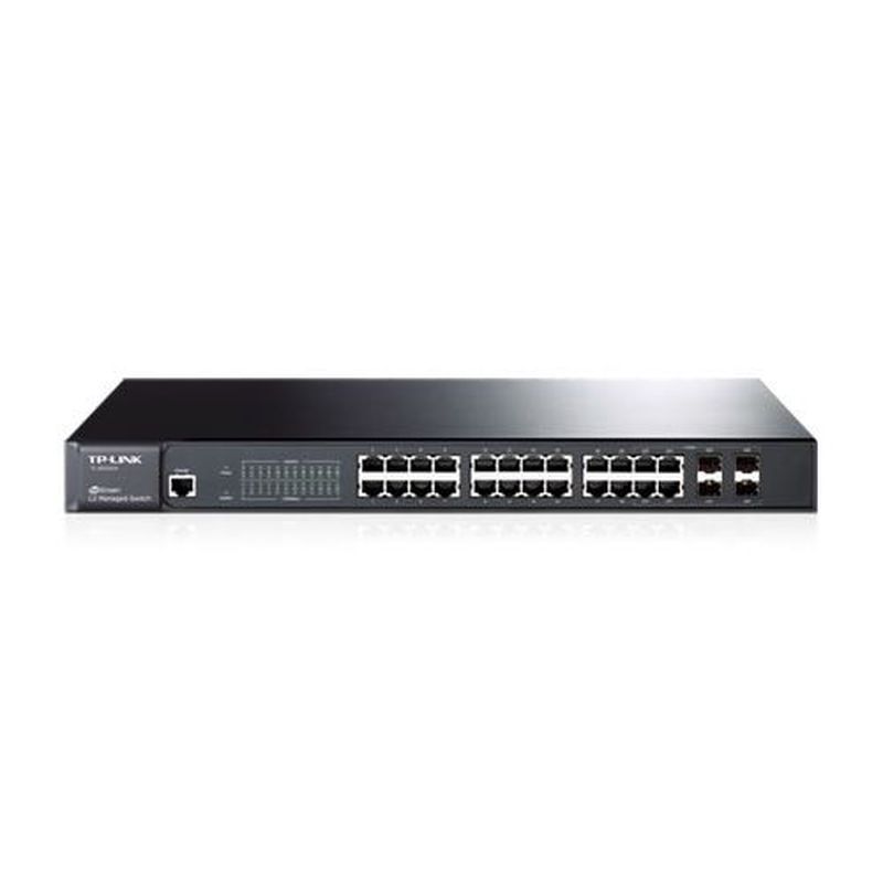 TP-Link Switch Hub Jetsteam TL-SG3424 - 24 Port - Hitam - Hitam