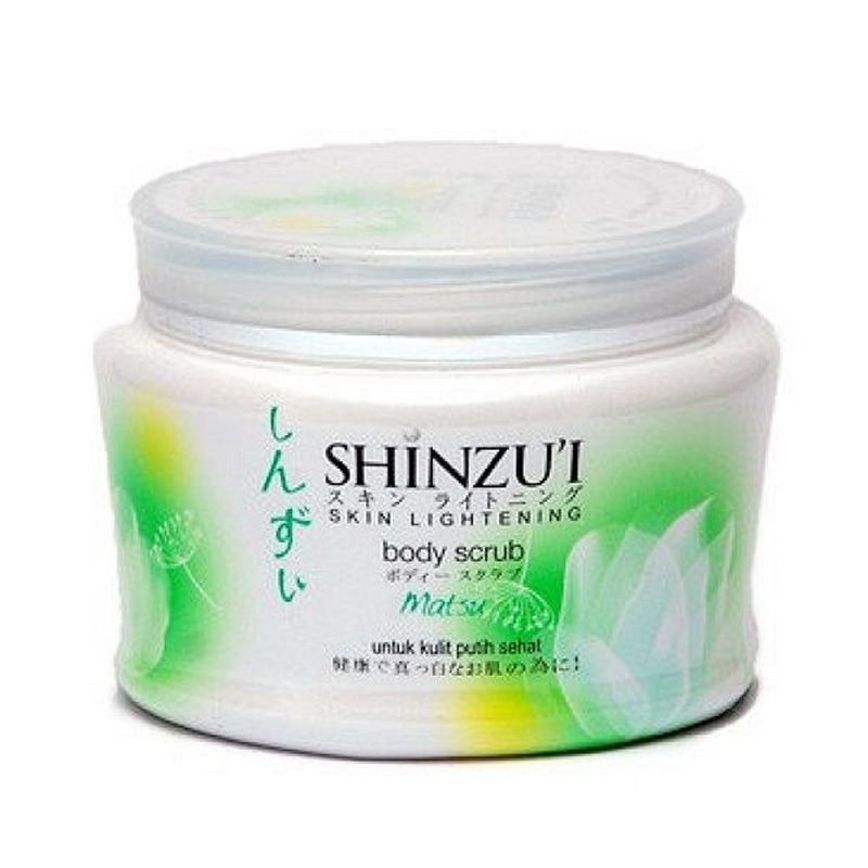 Shinzu'i Skin Lightening Body Scrub - Matsu - 1 Box Isi 12 Pot @ 250 gram