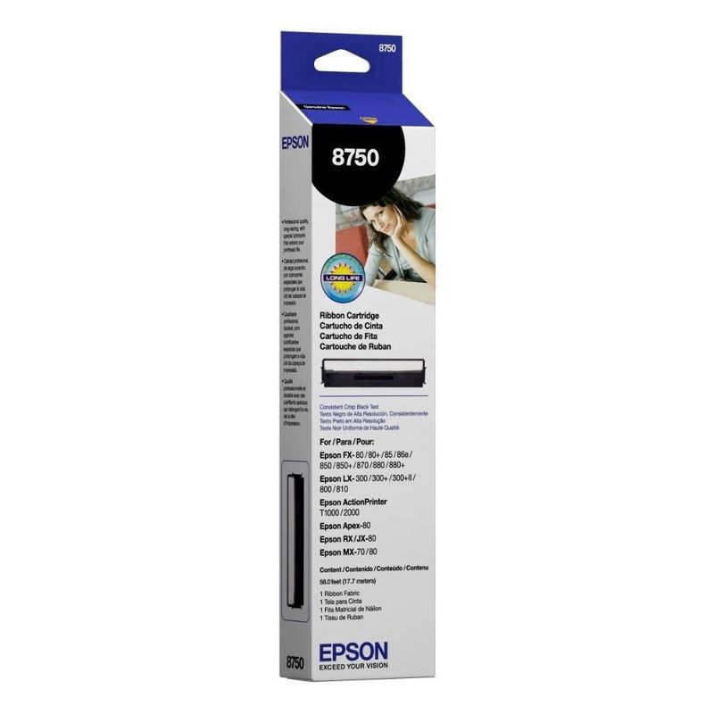 Epson Ribbon Cartridge 8750 - Hitam - Hitam
