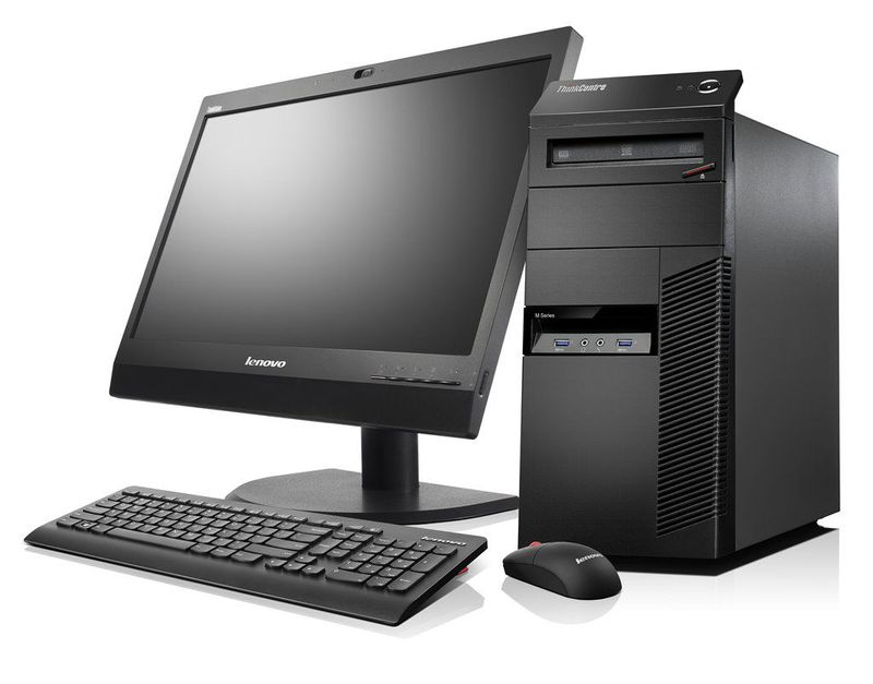 Lenovo Micro Tower Desktop ThinkCentre M83-4IF - Intel Core i5-4590 - 4 ...