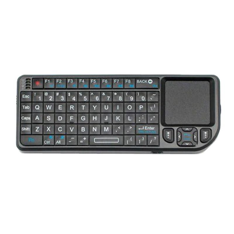 Mediatech Ultra Mini Bluetooth Keyboard - Hitam - Hitam
