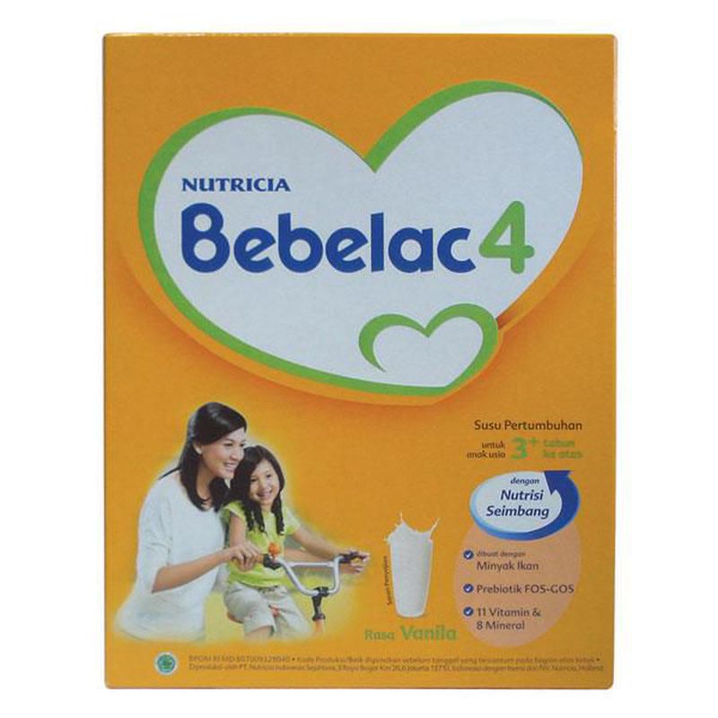 Bebelac 4 Susu Pertumbuhan - Rasa Vanila - 1 Karton Isi 24 Pcs @ 400 gram