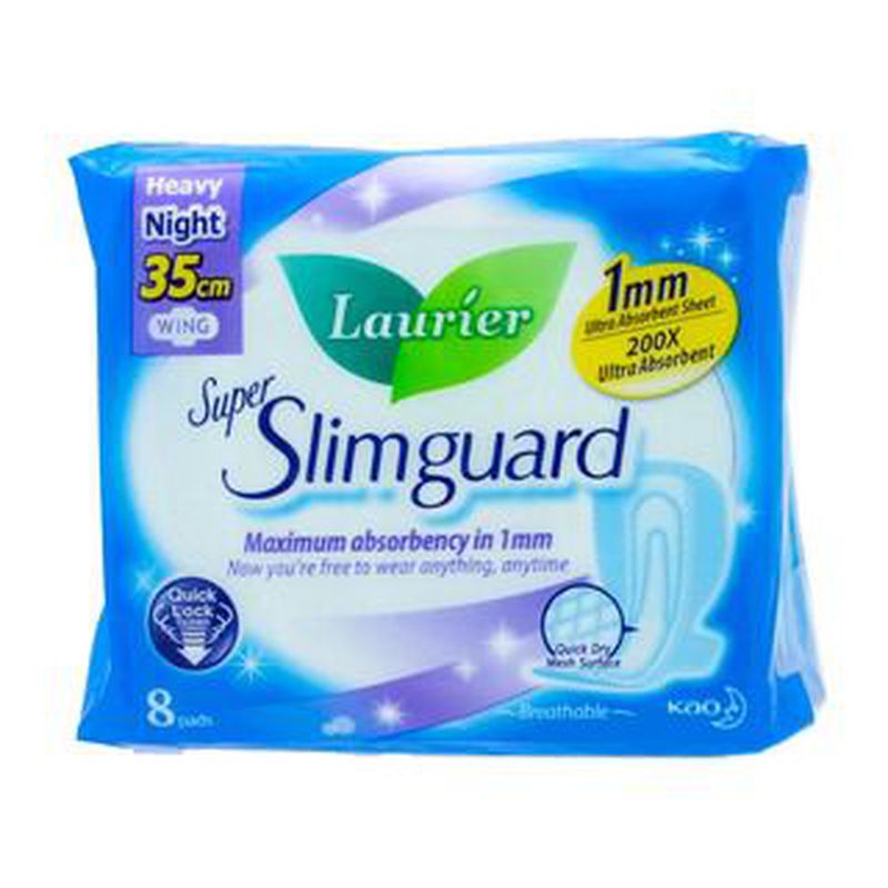 Laurier Super Slim Guard Night - 35 cm - 1 Karton Isi 24 Pcs
