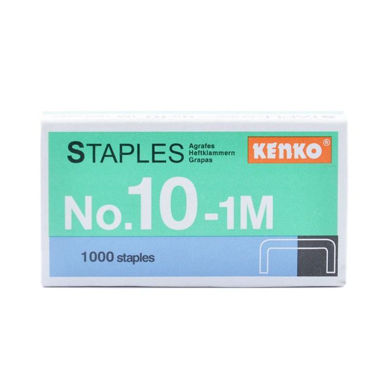 Kenko Staples No. 10-1M - 1 Karton Isi 40 Inner Box x 20 Pak @ 1000 ...